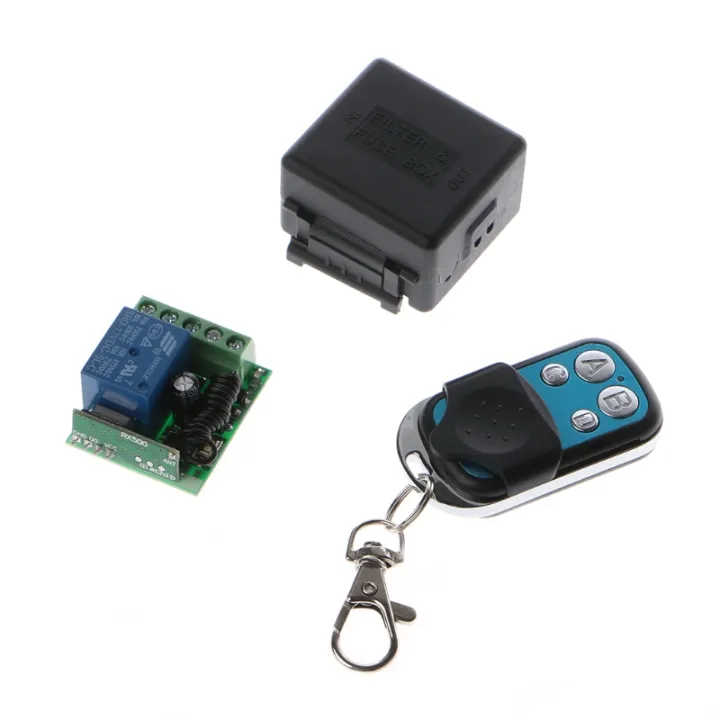 433Mhz Universal Wireless Remote Control Switch DC 12V 10A 1CH Relay ...