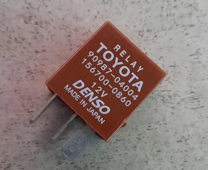 Relay TOYOTA 90987-04004 / 156700-0860 5 ขา 12V 30A คอนแทกทองแดงแท้ รี ...