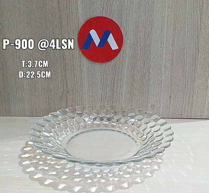 Piring Makan Kaca 9 inch/ Piring Makan/ Piring Kaca/ Piring | Lazada ...