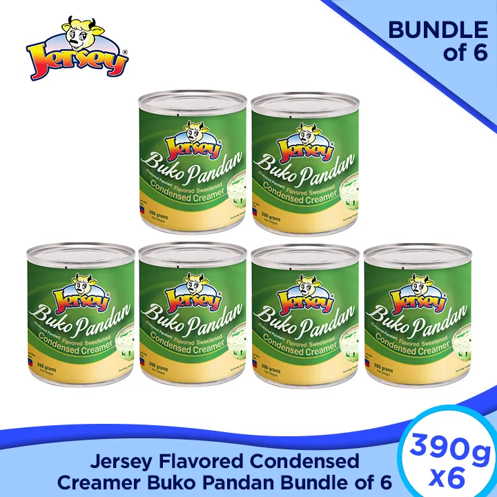 Jersey Flavored Condensed Creamer Buko Pandan 390G - Bundle Of 6 | Lazada PH