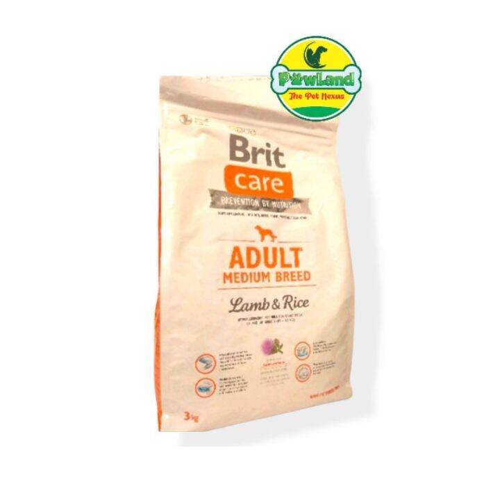 Brit Care Adult Medium Breed Lamb & Rice 3kg | Lazada PH