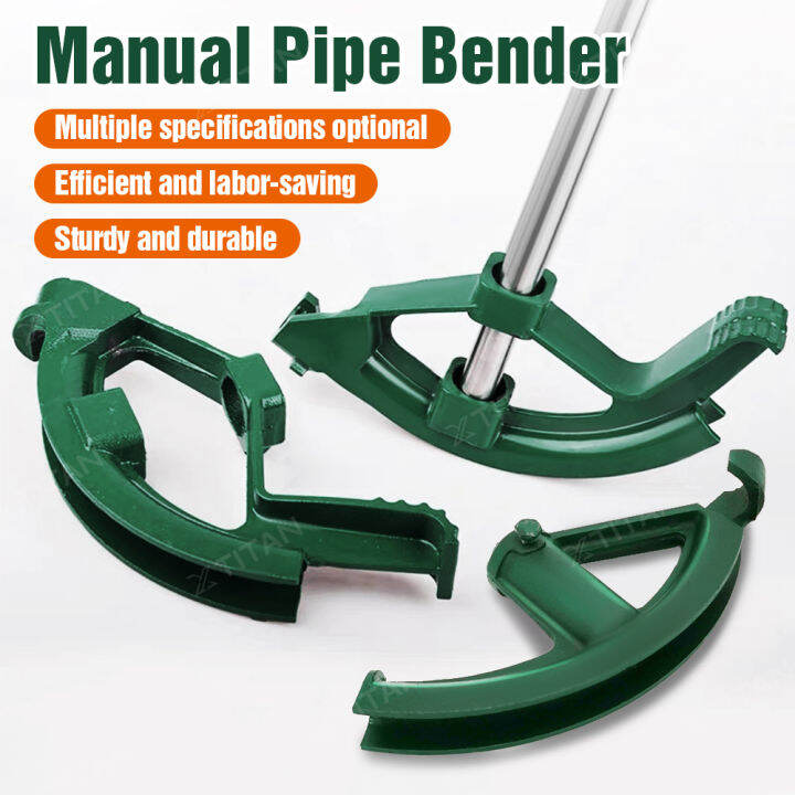 Pipe Bender Portable Hand Tube Bending 5/8, 3/4, 1, 1/4 inch Manual ...