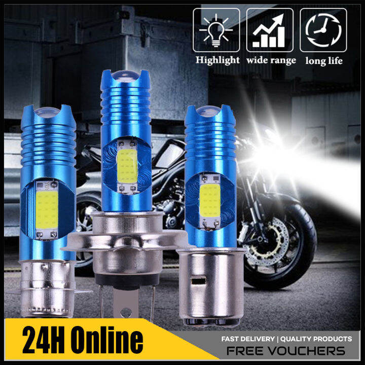 T19 H4 led Motorcycle Headlight P15D BA20D Hi/Low Bulb All-In-One Lamp 30LED Motor Headlamp 8W ...