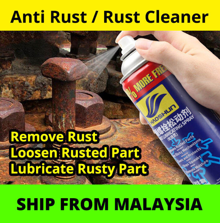 Anti Rust Cleaner Rusty Removal Spray De-Rust Lubricant Rust Cleaning ...