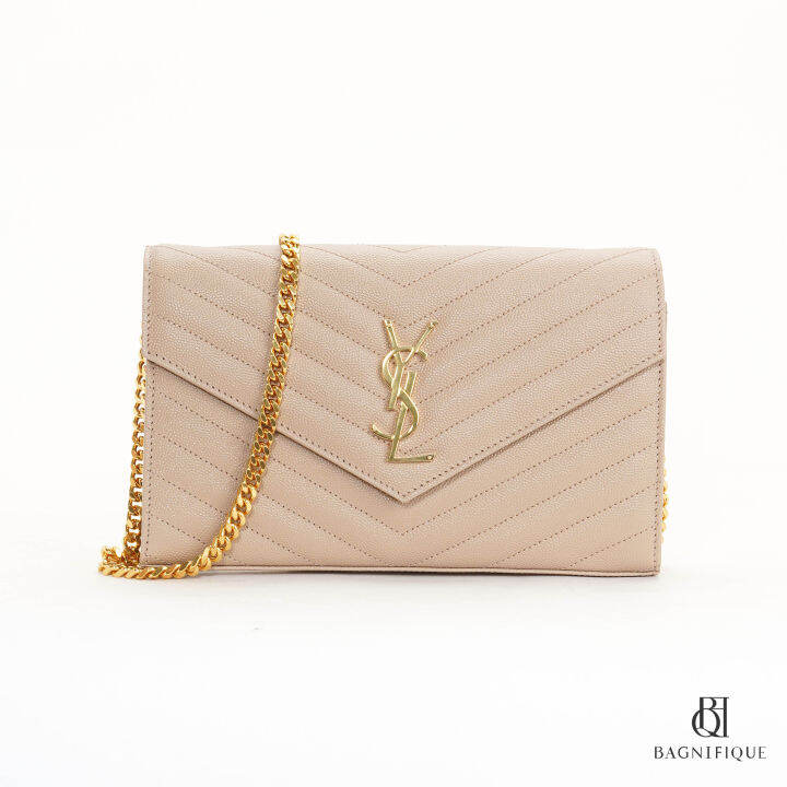 NEW YSL WOC 9_ BEIGE CHEVRON GHW 2023 | Lazada.co.th