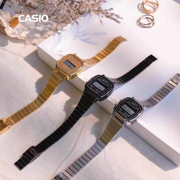 Casio mini Oem digital watch stainless waterproof women watch no box ...