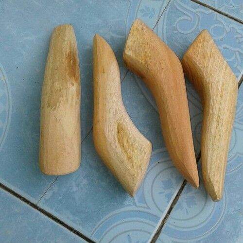 Ulekan Kayu Kecil Mutu Kayu Asli Penghalus Ulekan Kayu Tradisional ...