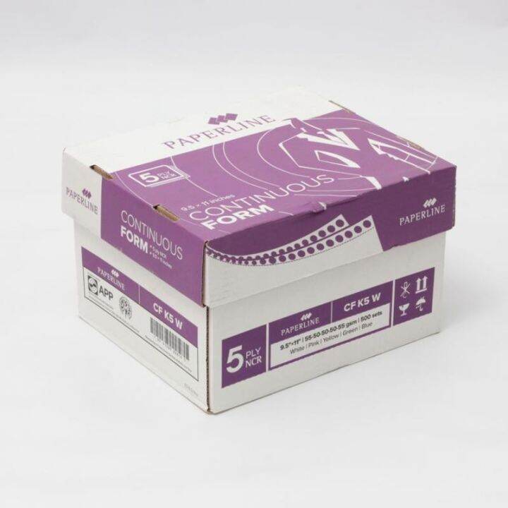 Continuous Form 5 ply W (Full ) 9.5" x 11" l 500 set l 2500 lembar / 5 ...