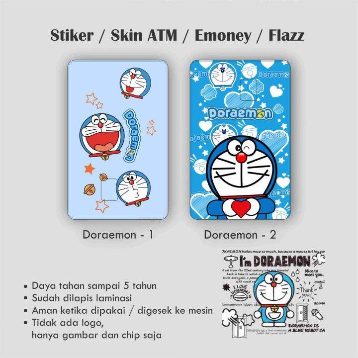 Stiker / Garskin / Skin ATM / Kartu Doraemon | Lazada Indonesia