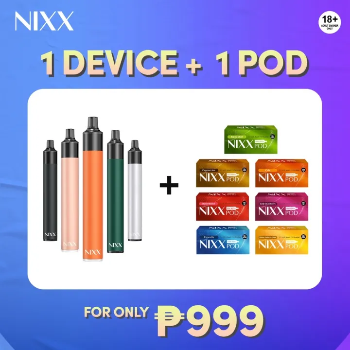 (PROMO) NIXX -Bundle - 1 Device1 Pod | Lazada PH