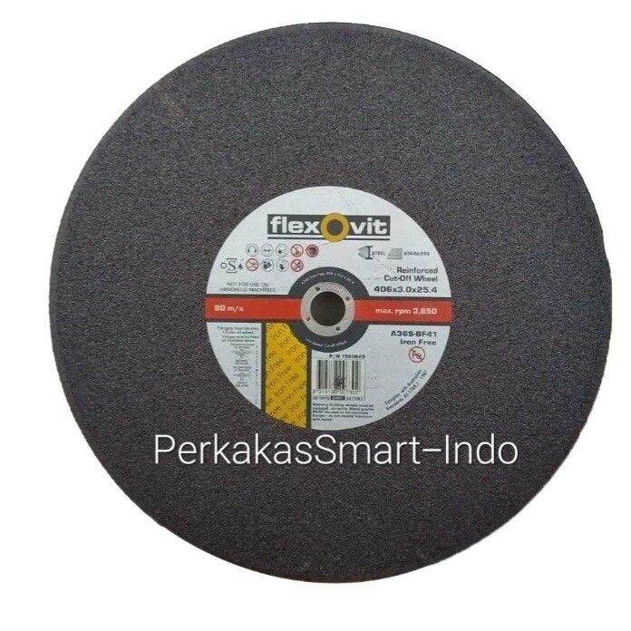 FLEXOVIT batu potong 406 x 3 x25,4/cutting wheel 16"x3x25.4 | Lazada ...