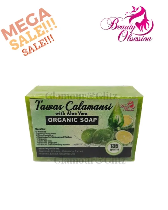 [COD + FREEBIE] Authentic Tawas Calamansi Soap 135g by Beauty Obsession ...