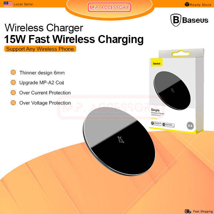 Baseus Simple Wireless Charger Update Version 15W Fast Wireless ...