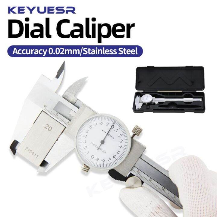 Vernier Caliper With Meter Dial Calipers Metal Gauge Micrometer Ruler ...