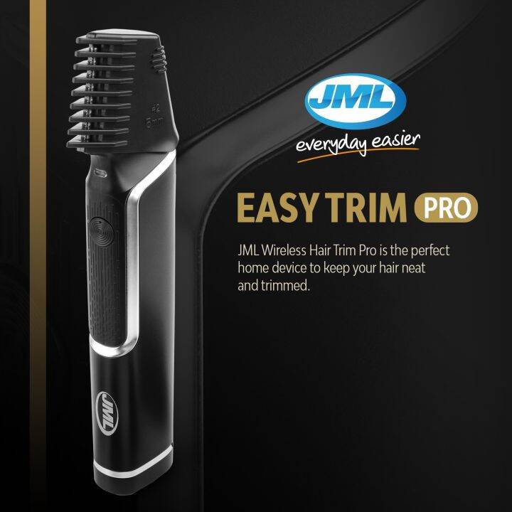 JML Easy Trim Pro Portable Rechargeable Trimmer ETPRO | Lazada PH
