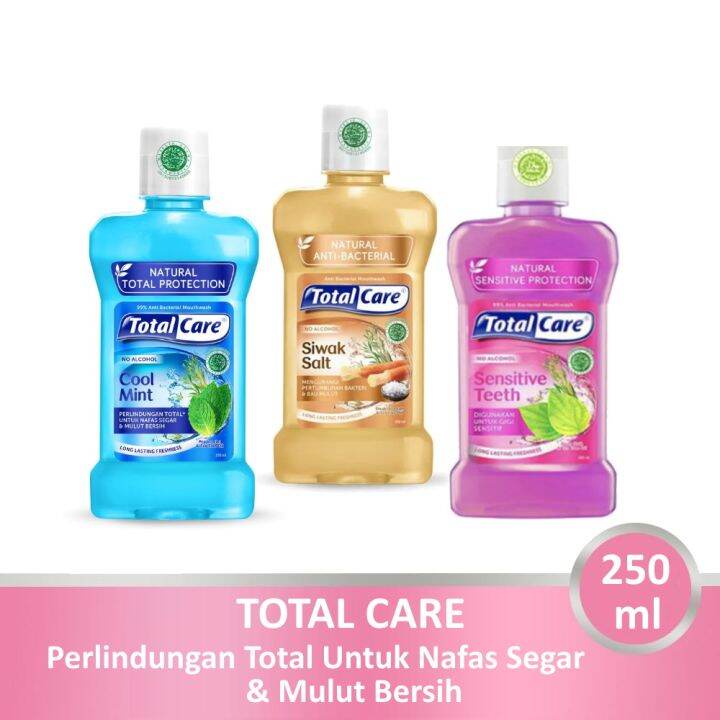 Total Care Mouthwash Obat Kumur Mulut [250 mL] | Lazada Indonesia