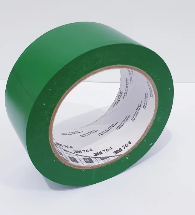 3M LAKBAN LANTAI 764 GREEN 48mm x 33mm FLOOR MARKING TAPE 764 | Lazada Indonesia