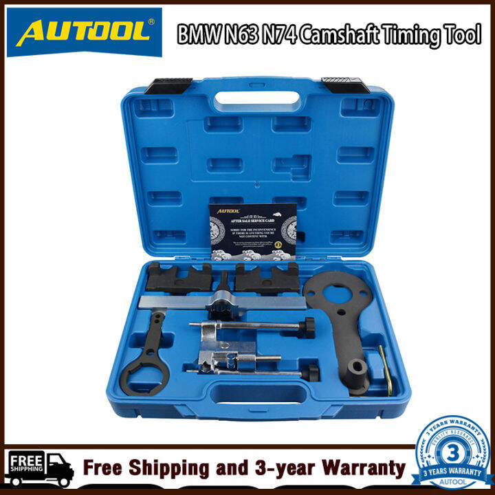 AUTOOL Camshaft Engine Timing Tool Set Compatible for BMW N63 S63 N74 ...