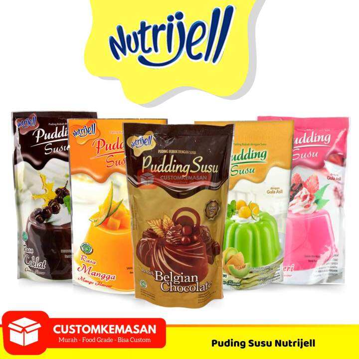 Nutrijell Puding Powder / Puding Powder / Puding Susu Nutrijell / Jelly Nutrijell / Agar ...