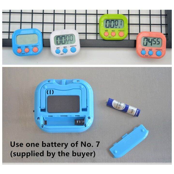 LCD Digital Kitchen Timer Cooking Baking Oven Timer Loud Alarm Clock ...