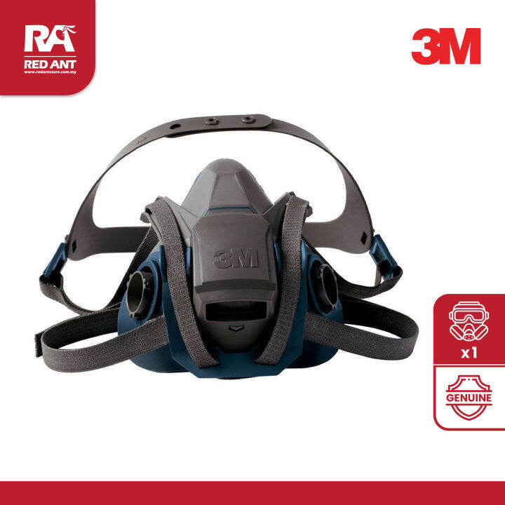 3M 6502QL RUGGED SILICONE COMFORT HALF FACEPIECE REUSABLE RESPIRATOR ...