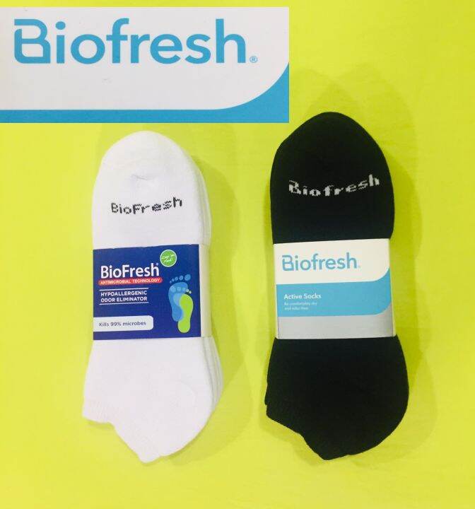 BioFresh Men's Thick Antimicrobial Low Cut Sports Socks RMSKG21 - 3 ...