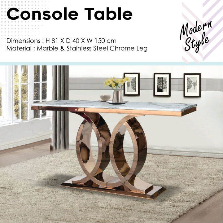 CONSOLE TABLE MODERN DESIGN MARBLE TOP / LIVING HALL TABLE / MARBLE ...