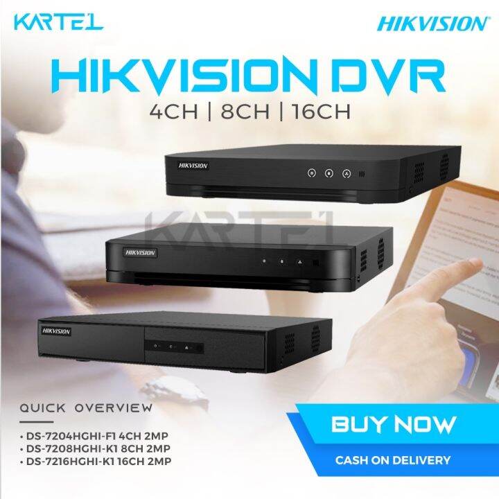 HIKVISION 2MP 1080P DVR Digital Video Recorders 4Channel 8Channel ...