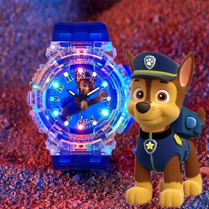 YWYK ลูกสุนัข Paw Patrol นาฬิกาเด็กของเล่นเรืองแสงของขวัญเล็กๆน้อยๆ ...