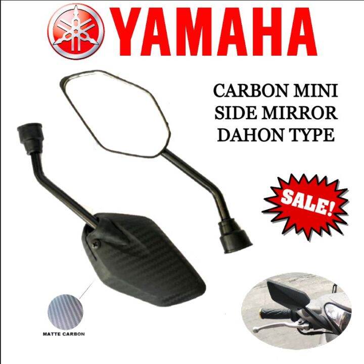 Yamaha Mio i125 Carbon mini side mirror dahon type universal | Lazada PH
