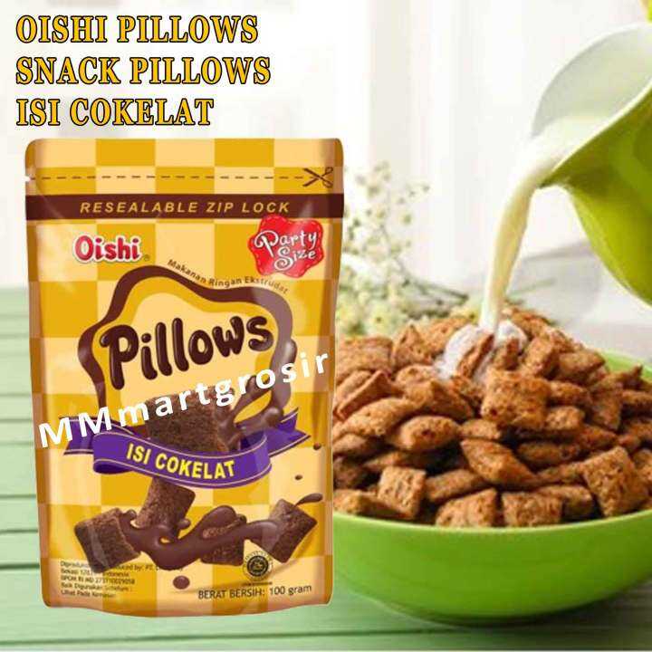 OISHI SNACK PILLOWS ISI COKLAT 100g | Lazada Indonesia