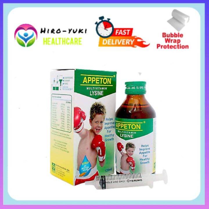 Appeton Multivitamin Lysine Syrup 120ml | Lazada