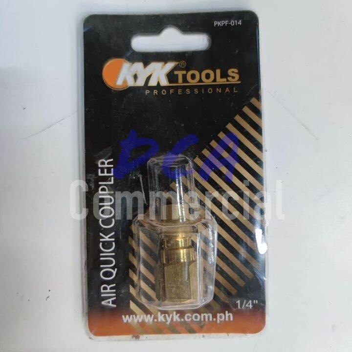 KYK AIR QUICK COUPLER FEMALE PLUG ¼" - PKPF-014 | Lazada PH