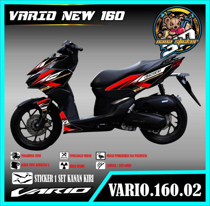 Striping NEW VARIO 160 - Variasi Sticker VARIO 160 Stiker Skotlet Motor ...