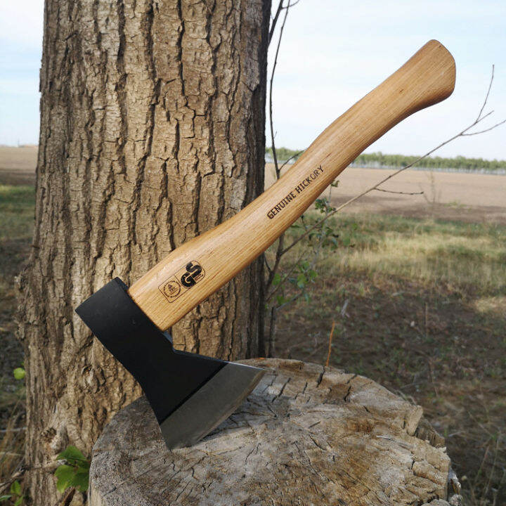 Tactical hand axe big blade fine steel outdoor knife fire carpenter ...