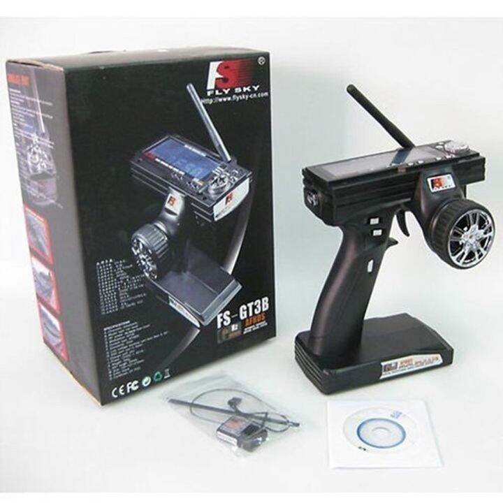 Flysky Gt3b 24Ghz 3-channel Rc Car Buggy Truck Boat Remote Transmitter ...