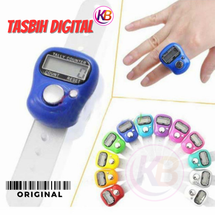 Tasbih Digital Muslim - Alat Hitung Mini Finger Counter Multi warna ...