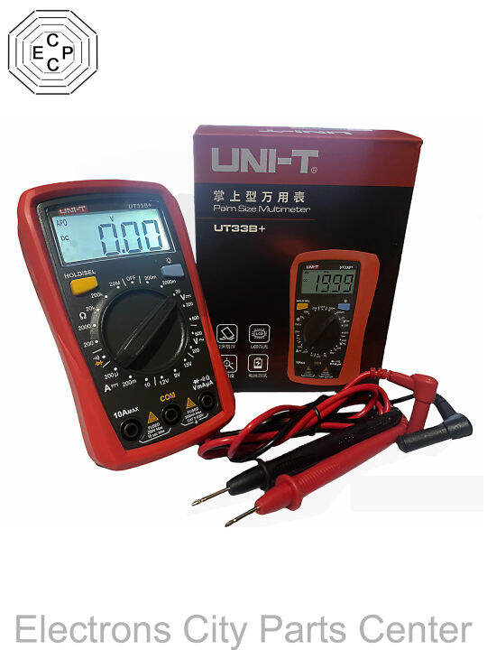 ORIGINAL UNI-T UT33B+ PALM SIZE DIGITAL MULTIMETER | Lazada PH