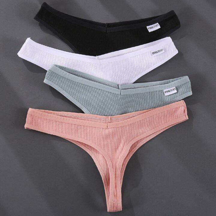 FINETOO Panty Women's Underpants y Low-Rise Women String Ladies ...