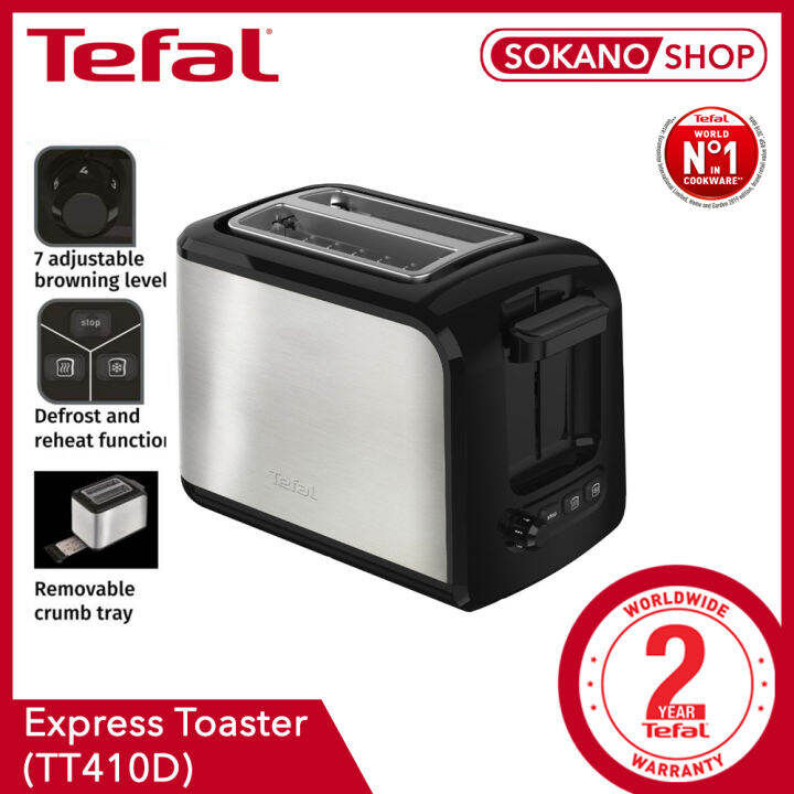 TEFAL Express Toaster (TT410D) | Lazada