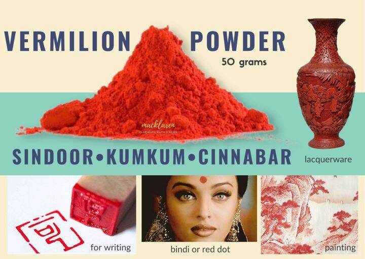 Vermilion Powder ️ Sindoor Powder ️ Vermillion Powder ️ Cinnabar Red ...