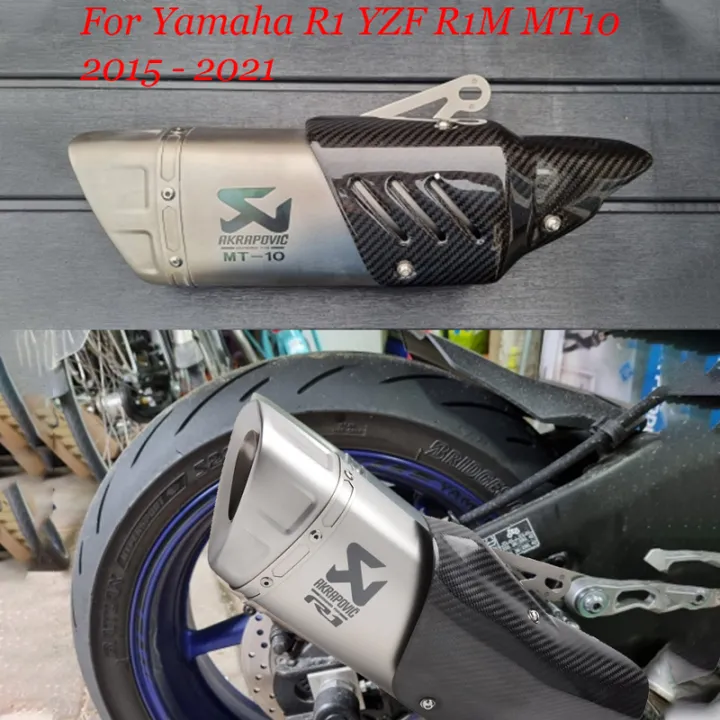 Akrapovic Slip-On Motorcycle Carbon Fiber Exhaust Modified Middle Link ...