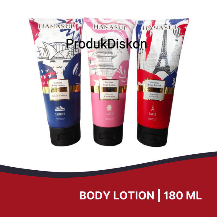 HANASUI Perfume Body Lotion 180 ml | Lazada Indonesia