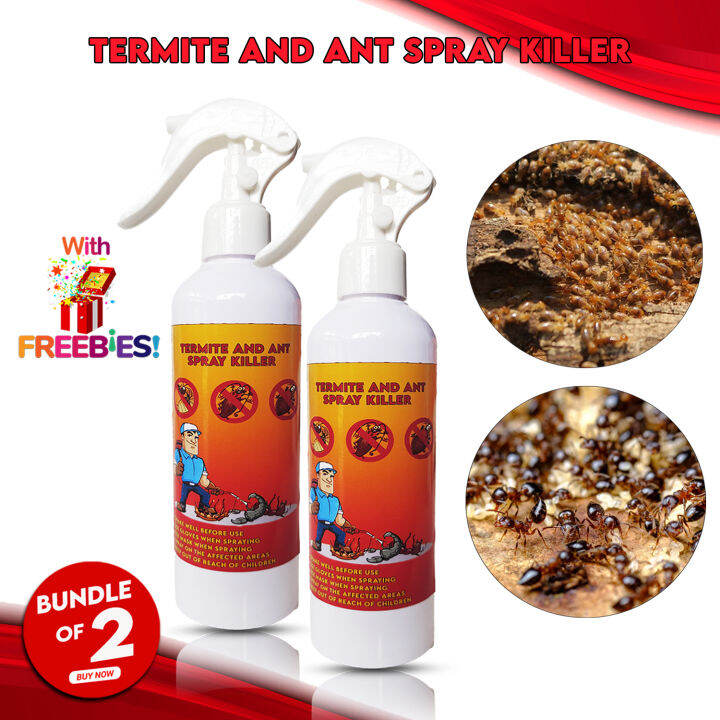 BUNDLE OF 2! Termite and Ant (WITH FREEBIES) Spray Killer (250ml ...