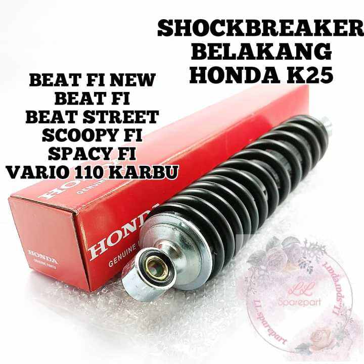 SHOCKBREAKER SHOCK BELAKANG ORI HONDA K25 KUALITAS ASLI ORIGINAL HONDA BEAT FI NEW BIT STREET ...