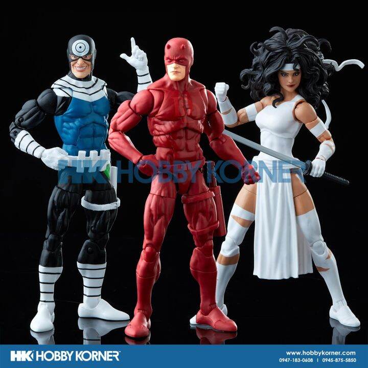(IN STOCK) HASBRO Marvel Legends 6 Inch Scale Daredevil, Elektra, and ...