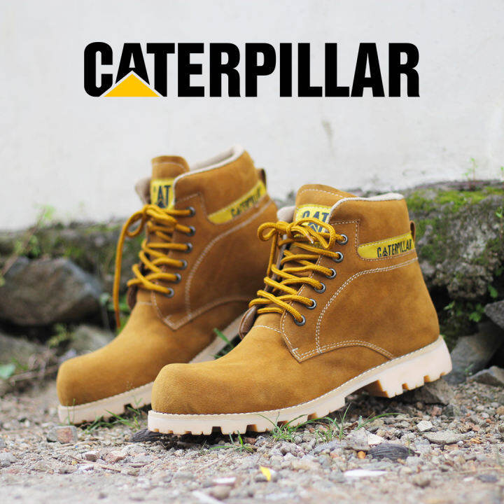 Sepatu Caterpillar Boots Orion Safety Ujung Besi Kuat | Lazada Indonesia