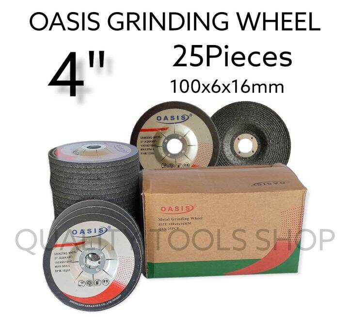 Oasis Grinding Wheel 4" 100x6x16mm | Lazada PH