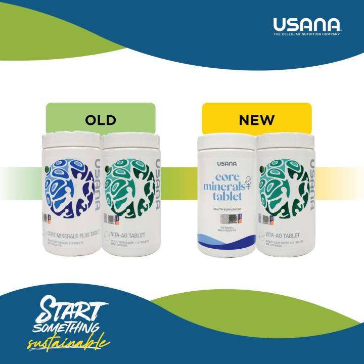 USANA Cellsential Core Mi erals and Vita Antioxidant (112 tablets+112 ...