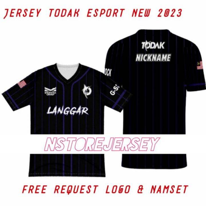 Jersey GAMING TODAK ESPORT NEW 2023 FANS ISUE | Lazada